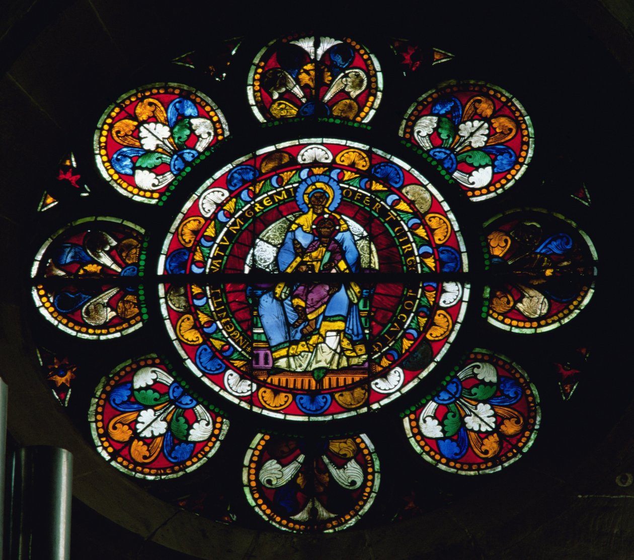 Rose window by French School: Premium art reproduction