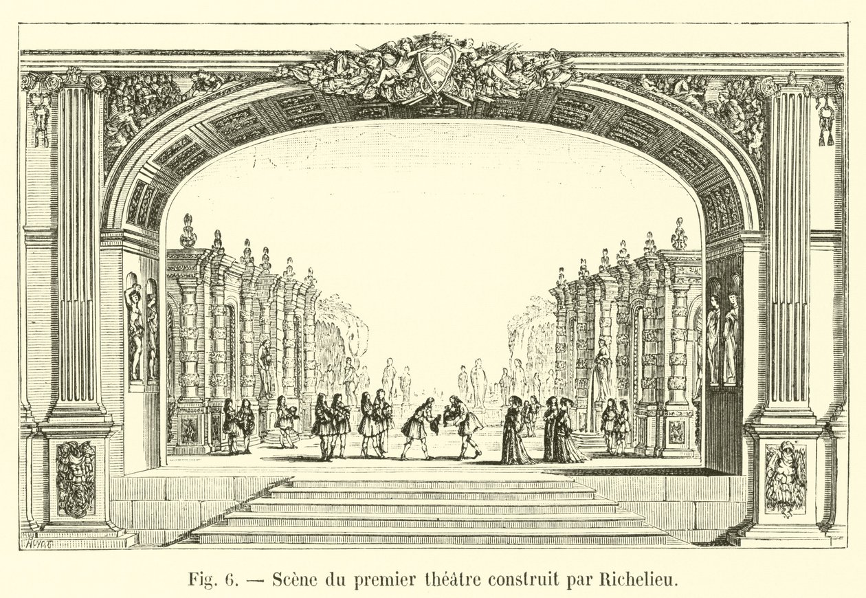 Scene from the First Theater Built by Richelieu