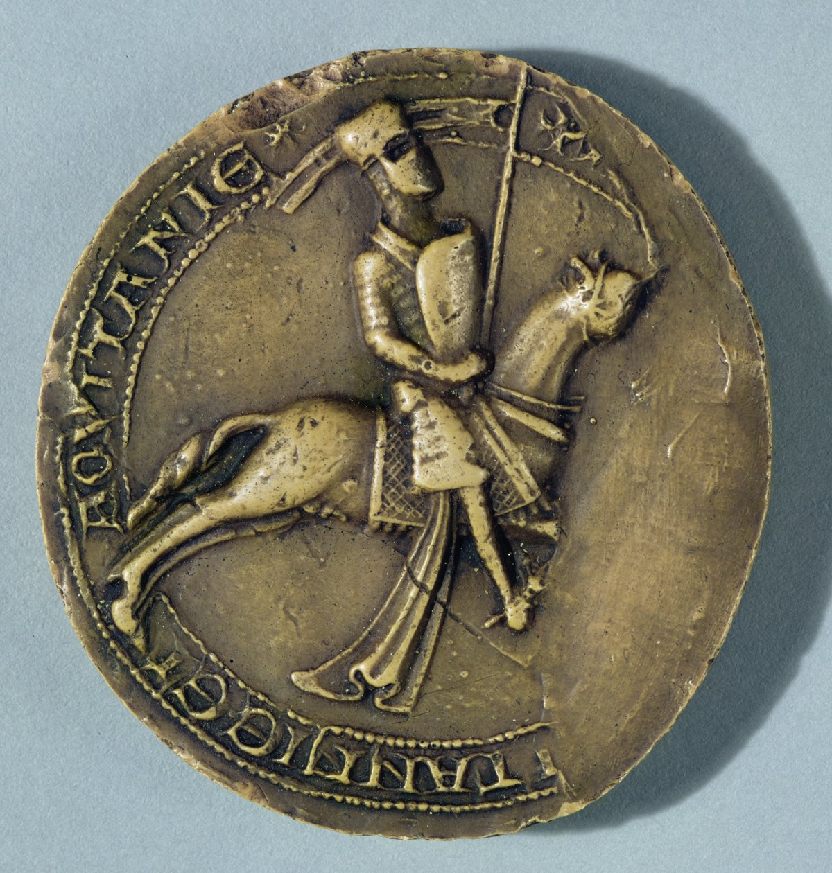 Seal of Arthur I Duke of Brittany by French School