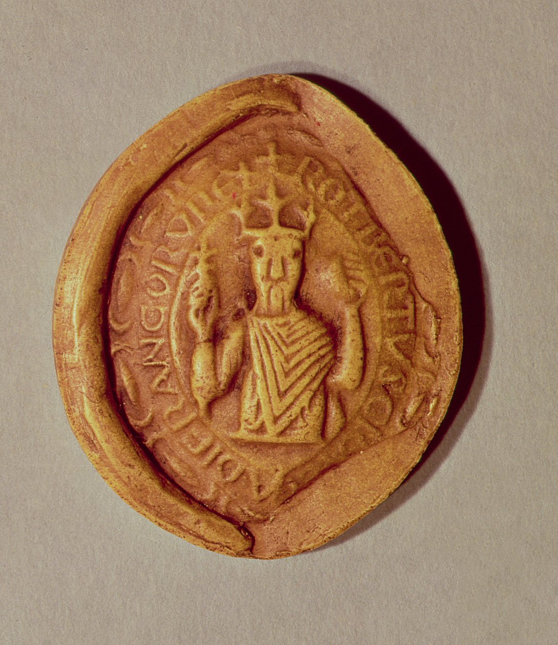 Seal of Robert II the Pious, 997 AD by French School