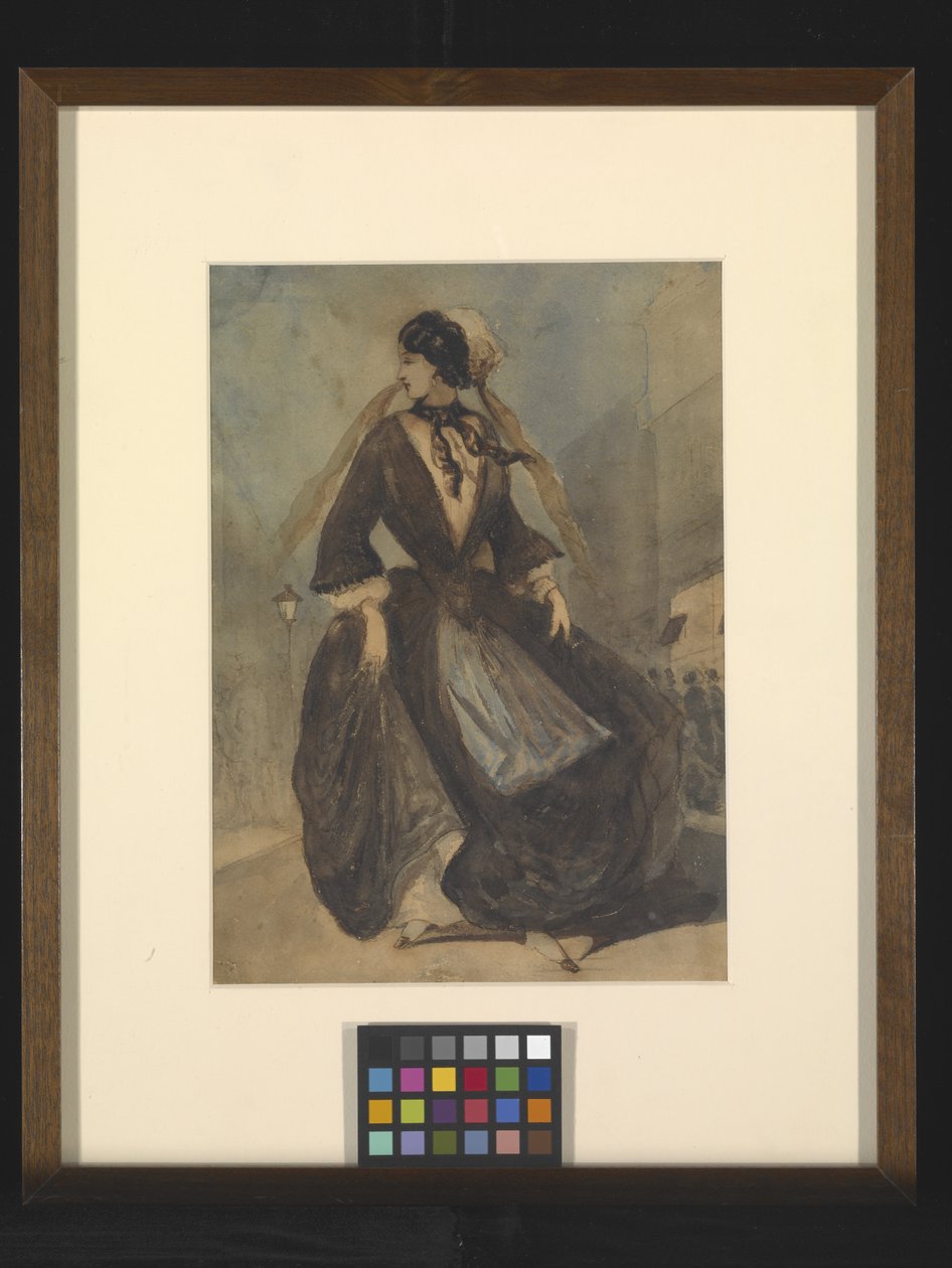 Spanish Lady by French School: Premium art reproduction