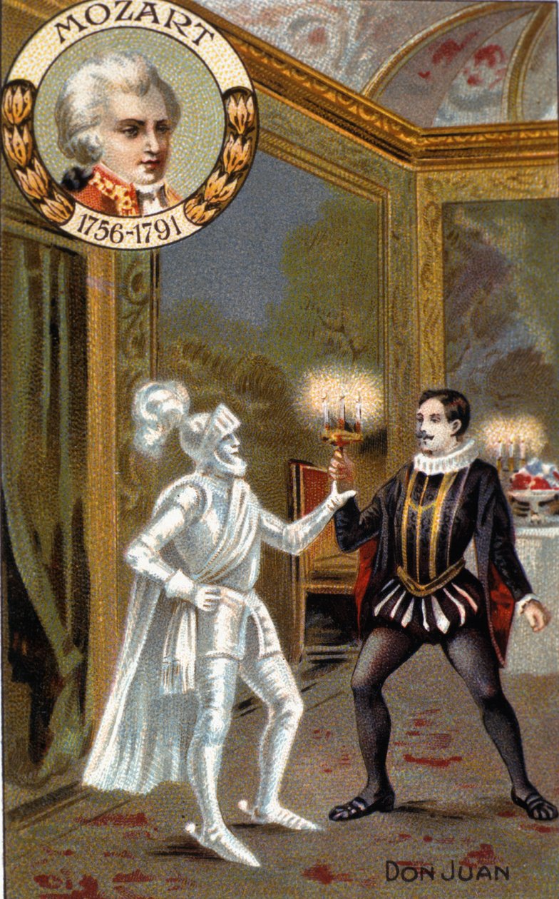 Statue of the Commendatore, scene from 'Don Giovanni'