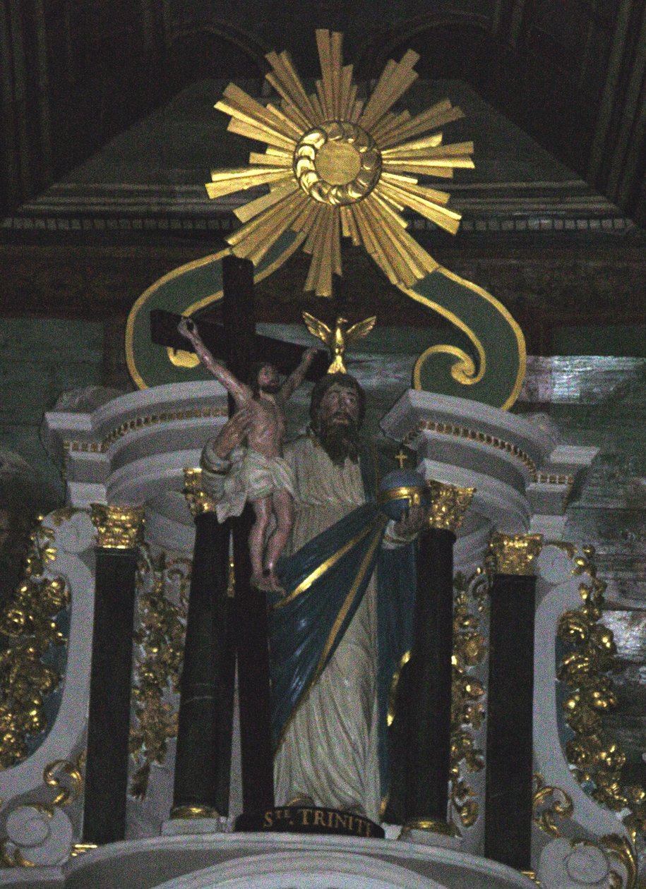 Statue of the Holy Trinity by French School