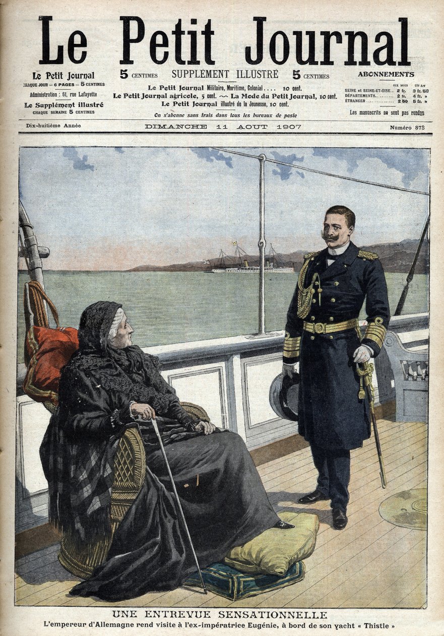 The German Emperor William II Visited the Former Imperial Eugenia on ...