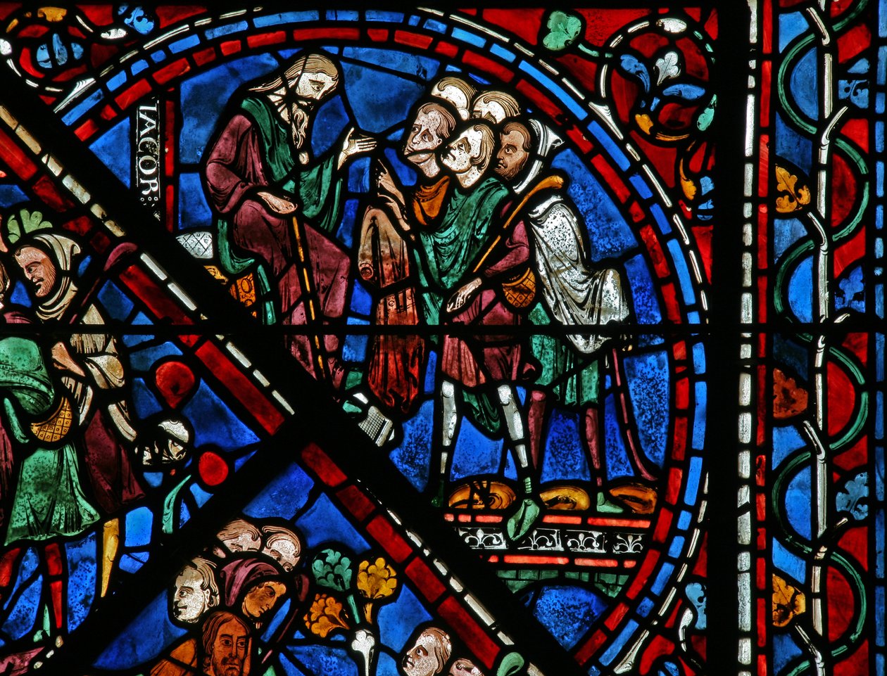 The Joseph Window: His Brothers Present Jacob with His Blood-Stained Coat