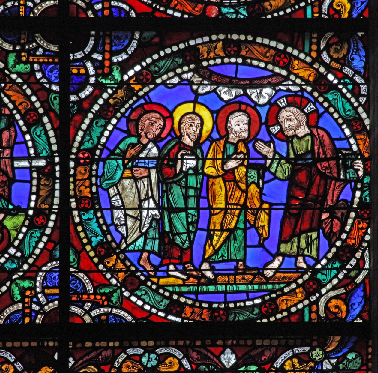 The Passion Window: Christ Descends from Mount Tabor