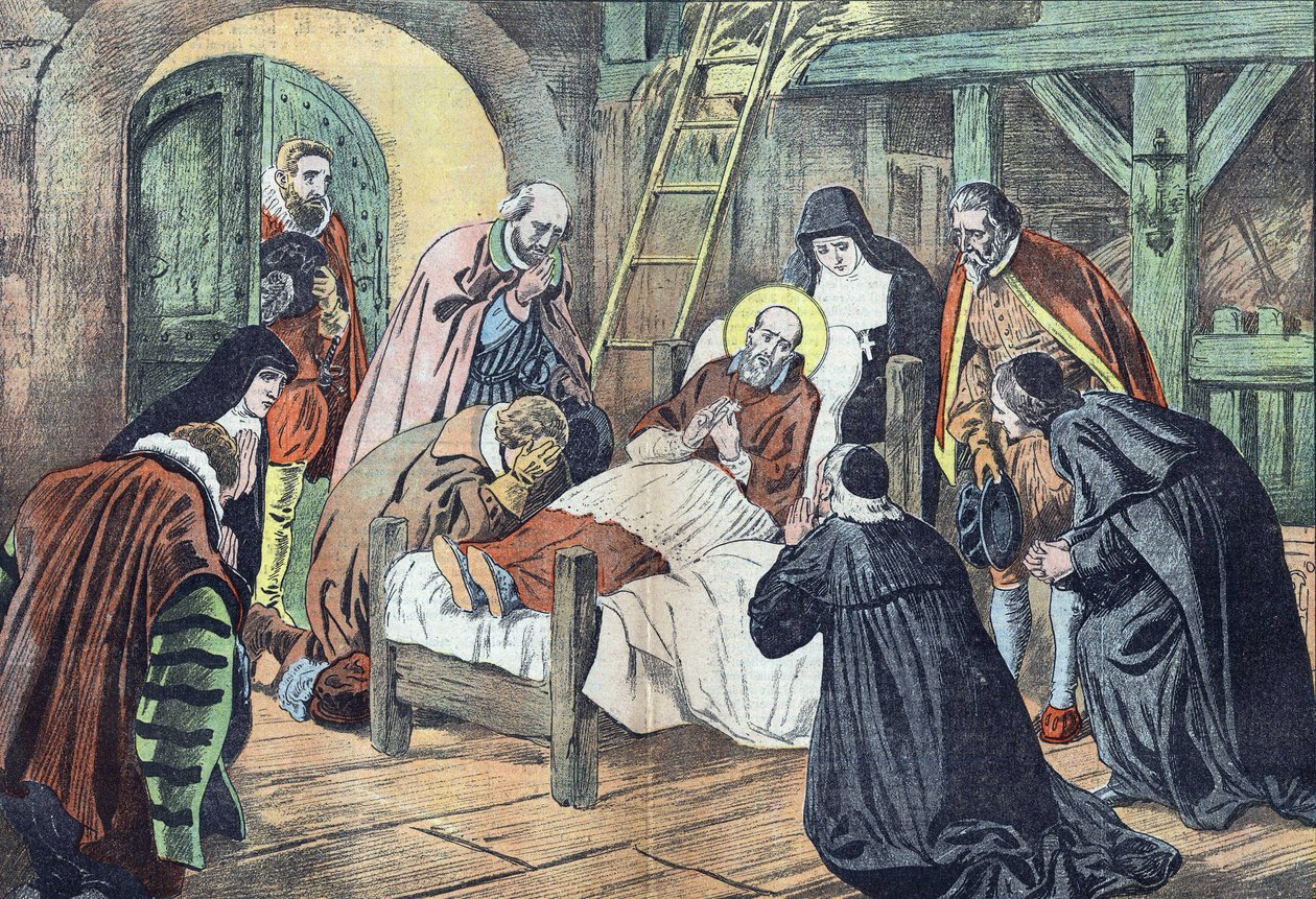 The Death of Saint Francis de Sales on December 18, 1622, in Lyon ...
