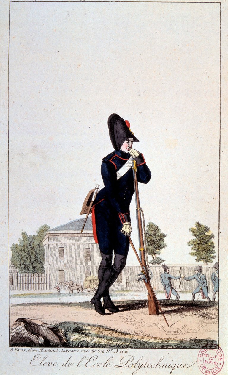 Uniform: a student of the Polytechnic School in the 19th century
