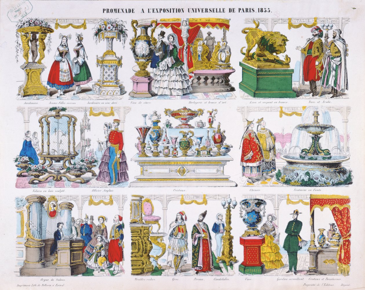 Visitors to the Exposition Universelle in 1855