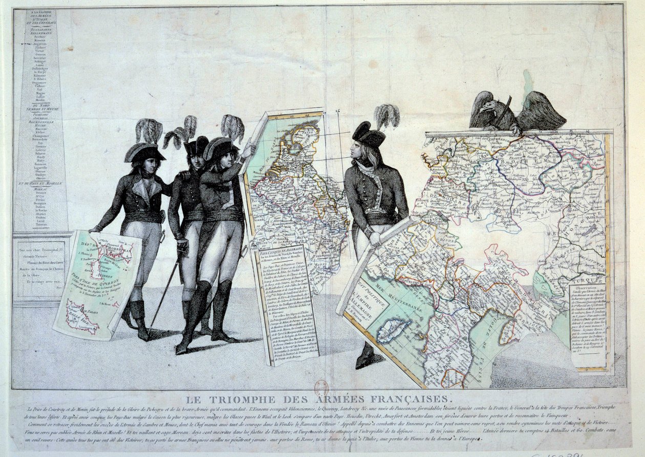 Wars of the Revolution: General Napoleon Bonaparte holding a map of ...