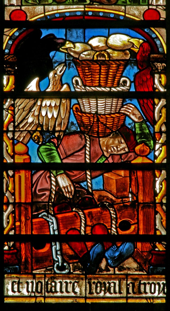 Scene from the story of Joseph: the dream of the baker