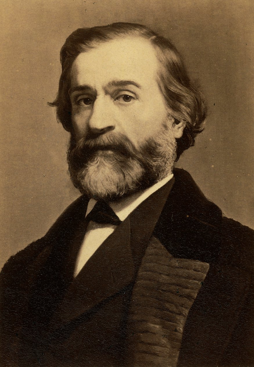 Portrait of the composer Giuseppe Verdi