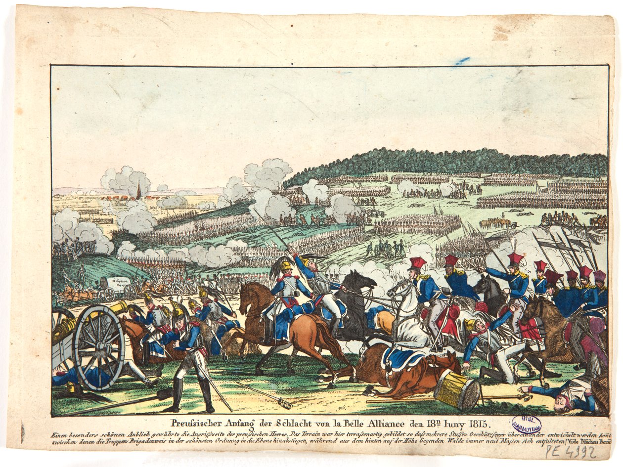 The Start of the Battle of Waterloo, the Prussian Side, 18 June 1815