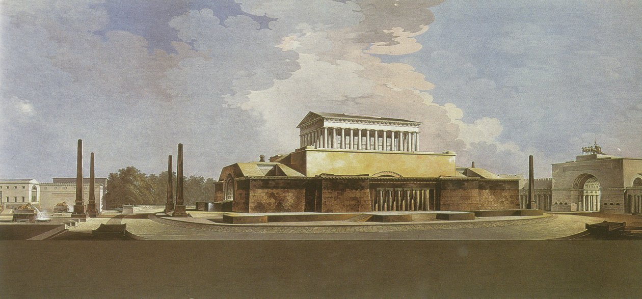 Plan for a Monument to Frederick II of Prussia, Berlin, 1797