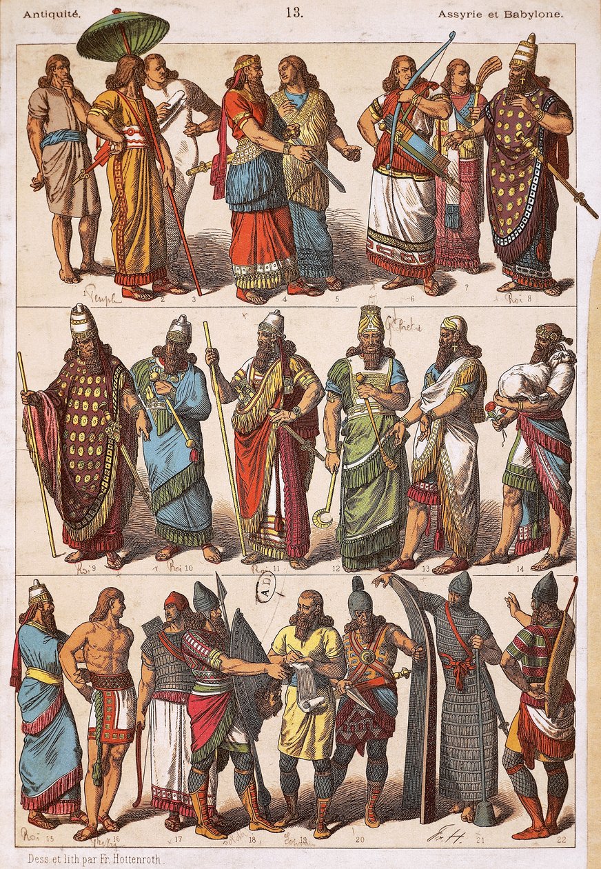 Costumes of Assyrians and Babylonians
