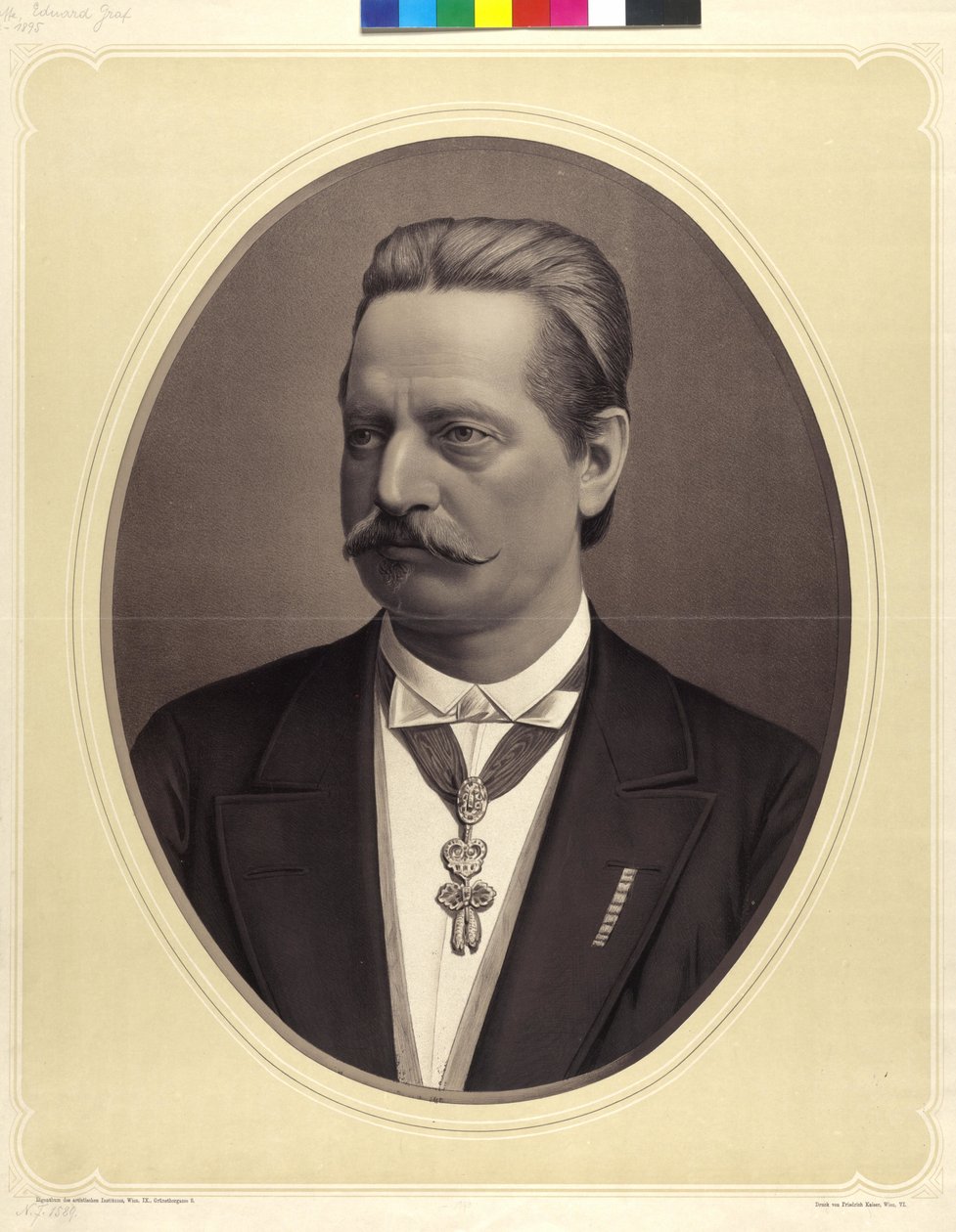 Eduard Count Taaffe by Friedrich Kaiser: Fine art print