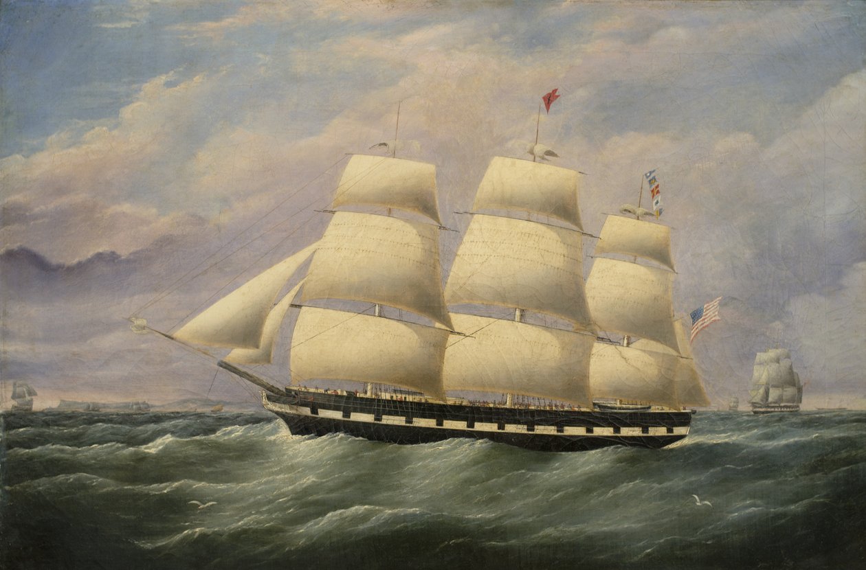 Clipper Ship American Eagle by G. Dell: Buy fine art prints