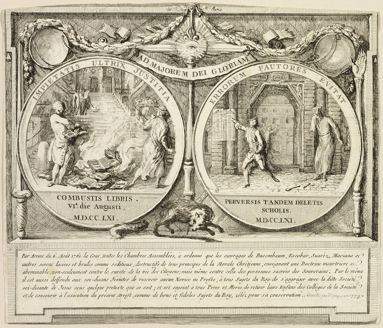 Expulsion of the Jesuits by Gabriel Jacques de Saint Aubin