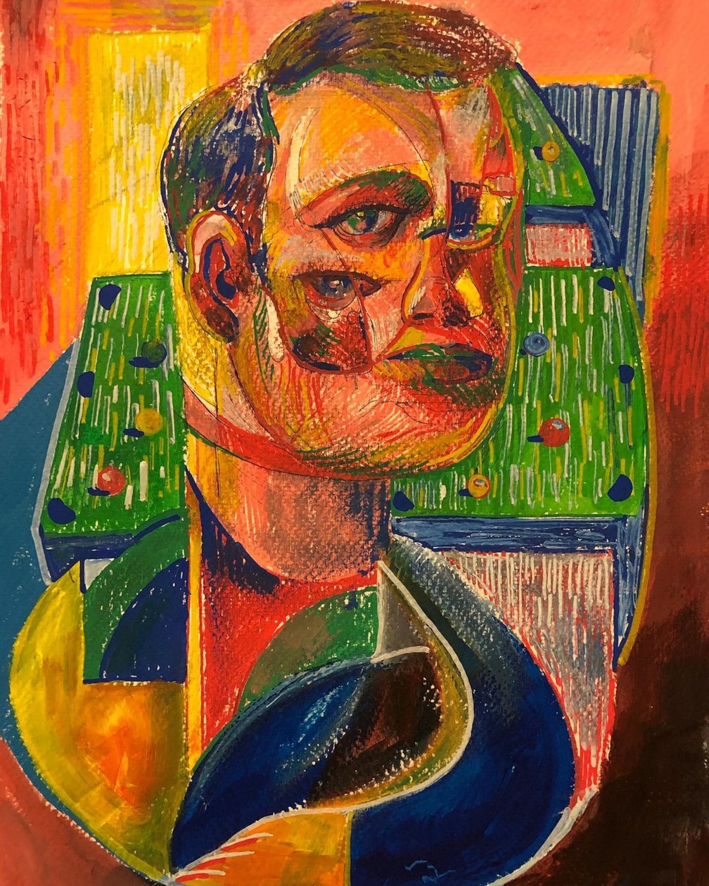 The Pool Player by Gabriel Palma: Buy fine art print