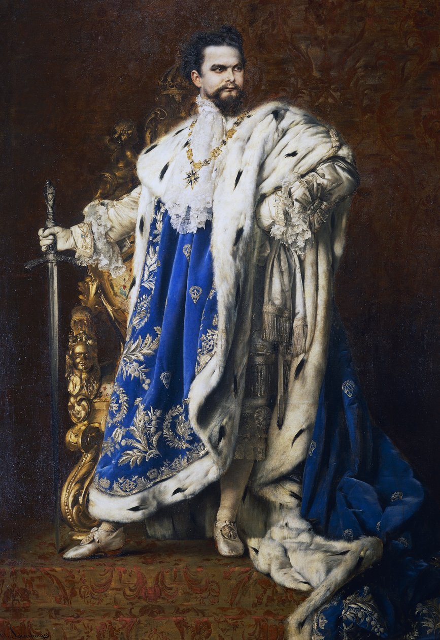 King Ludwig II of Bavaria by Gabriel Schachinger