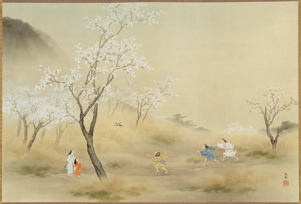 Playing in the Field by Gaho Hashimoto: Buy fine art print