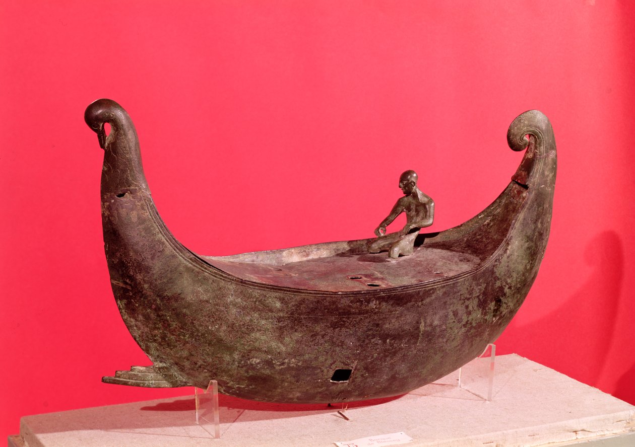 Votive ship by Gallo-Roman: Highest-quality art reproduction