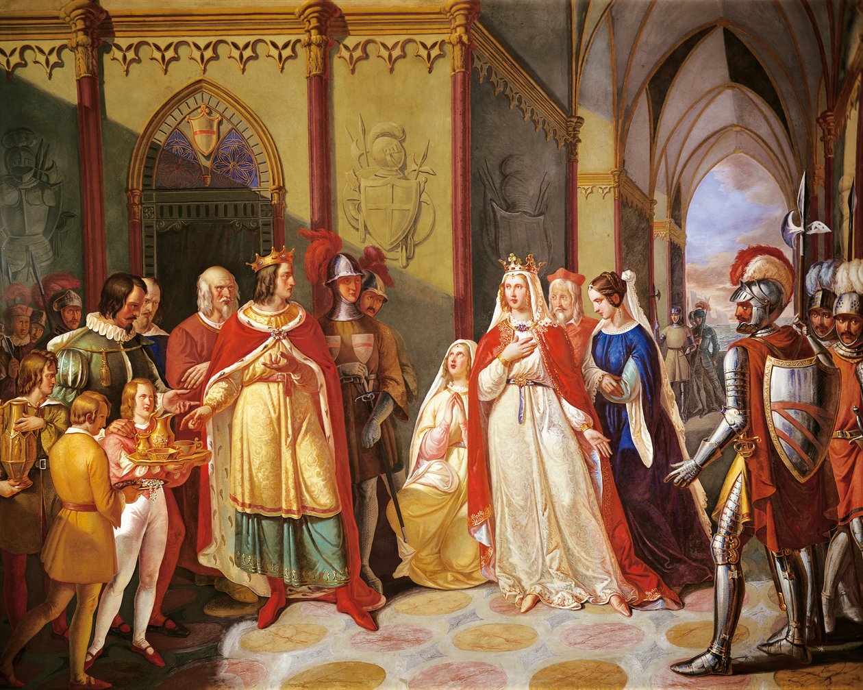 Tancred sending Constance of Hauteville back to her husband Henry IV ...