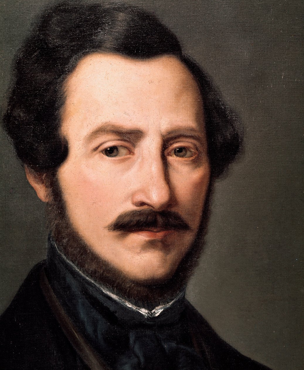 Portrait of the Italian Composer Gaetano Donizetti - Painting by ...