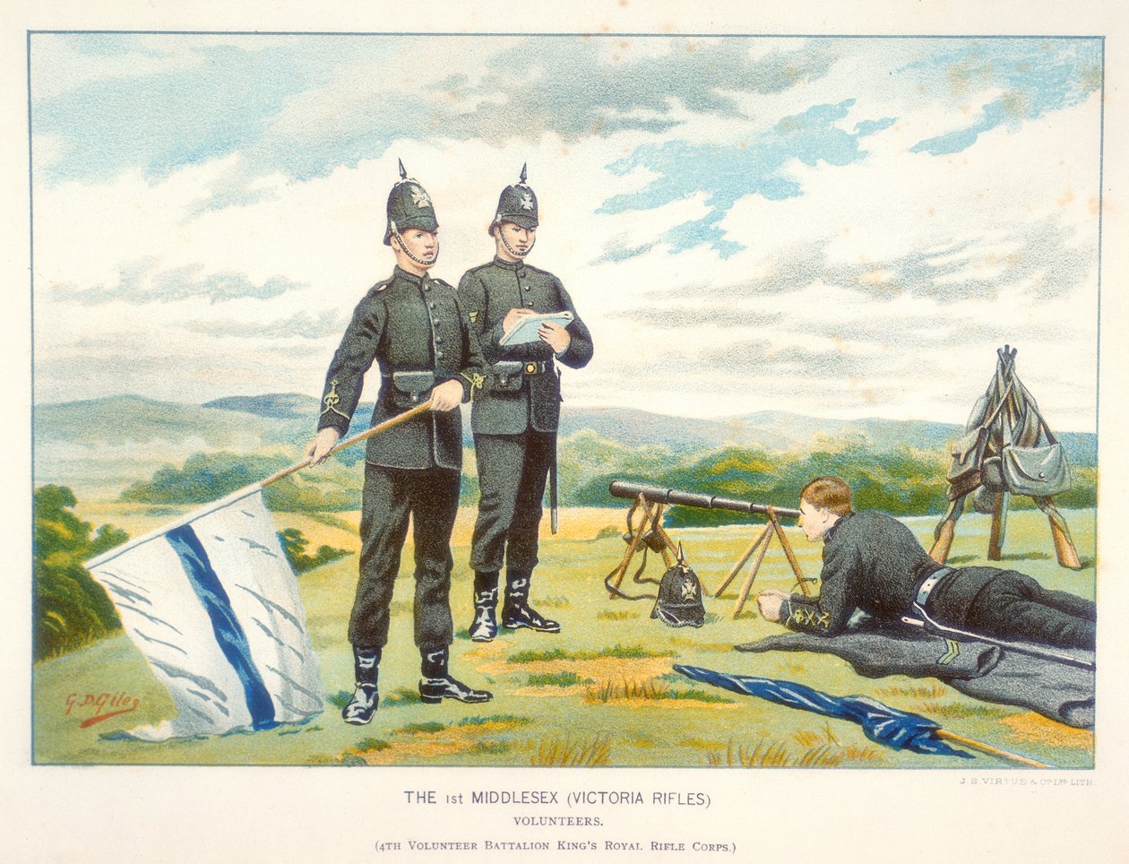 Sending a Semaphore Signal Using Flags, c1880