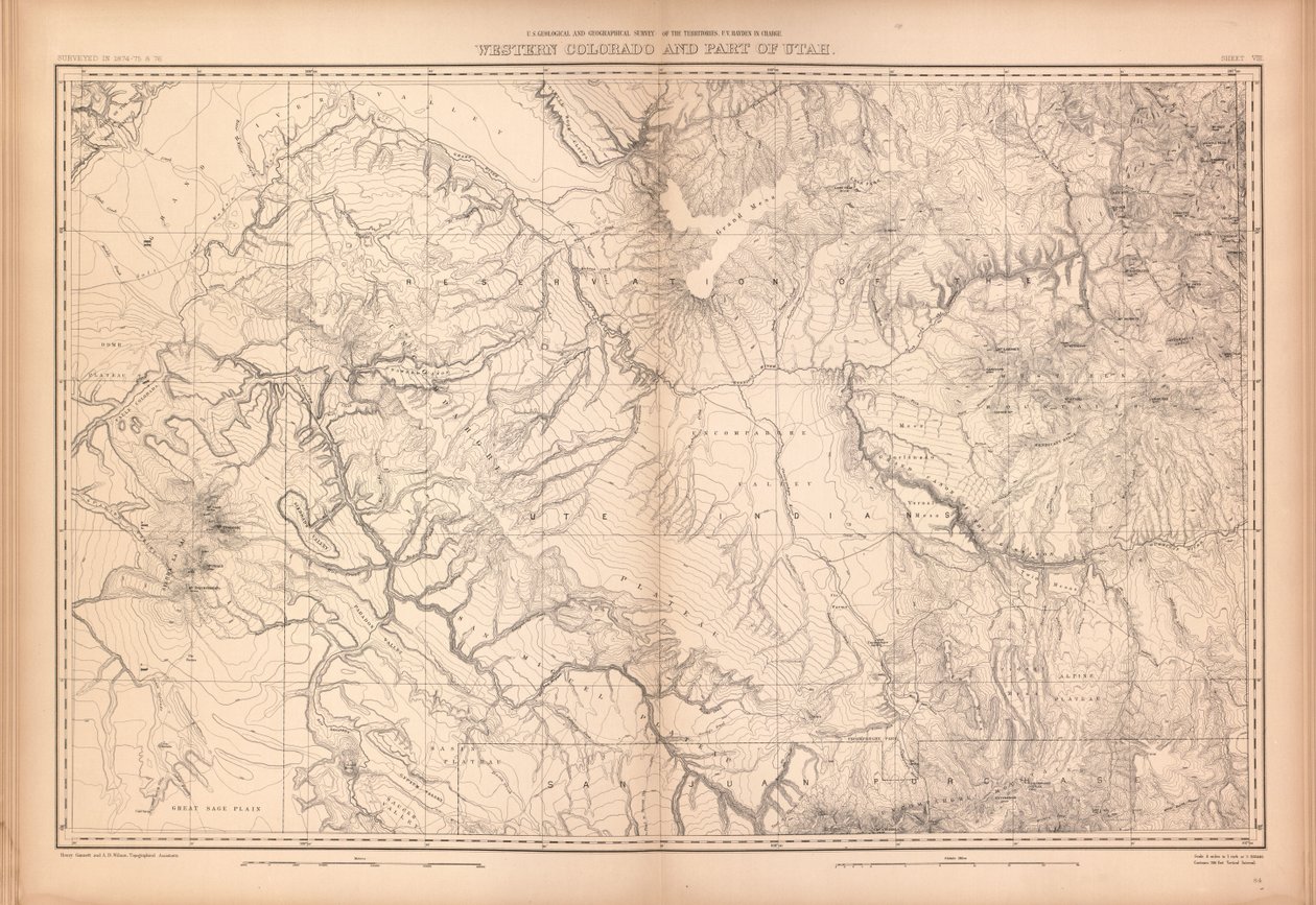 Geological and Geographical Atlas of Colorado and Portions of Adjacent ...