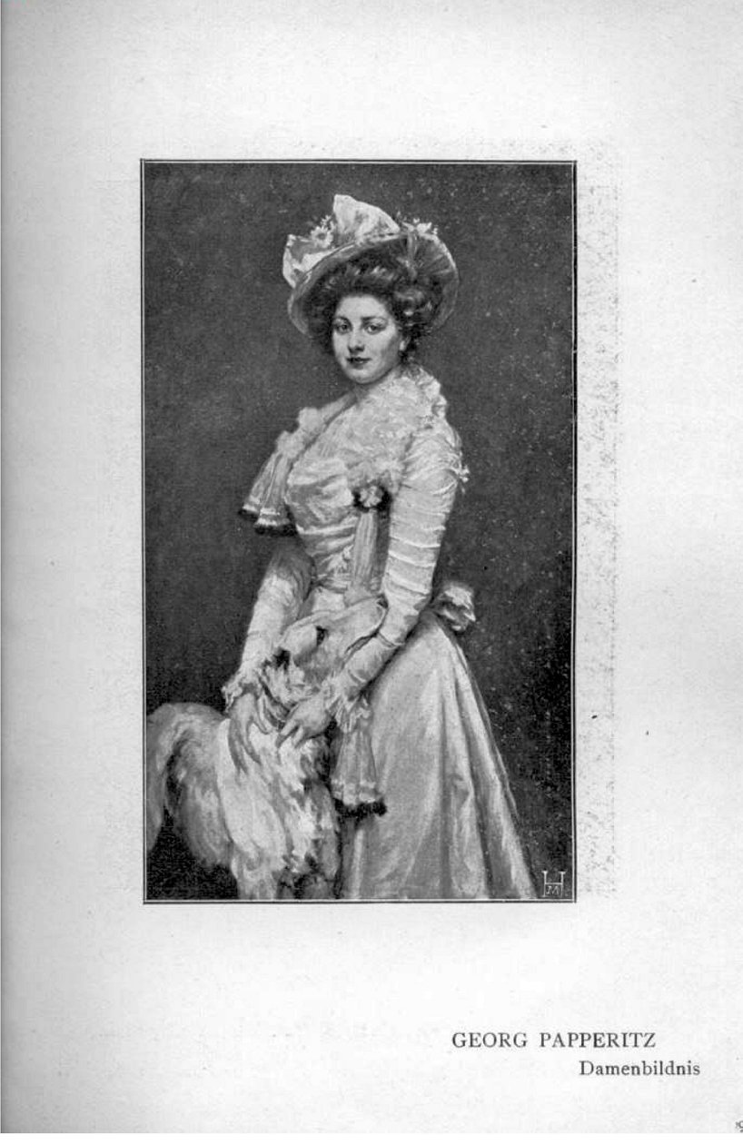 Portrait of a Lady by Georg Papperitz: Buy fine art print