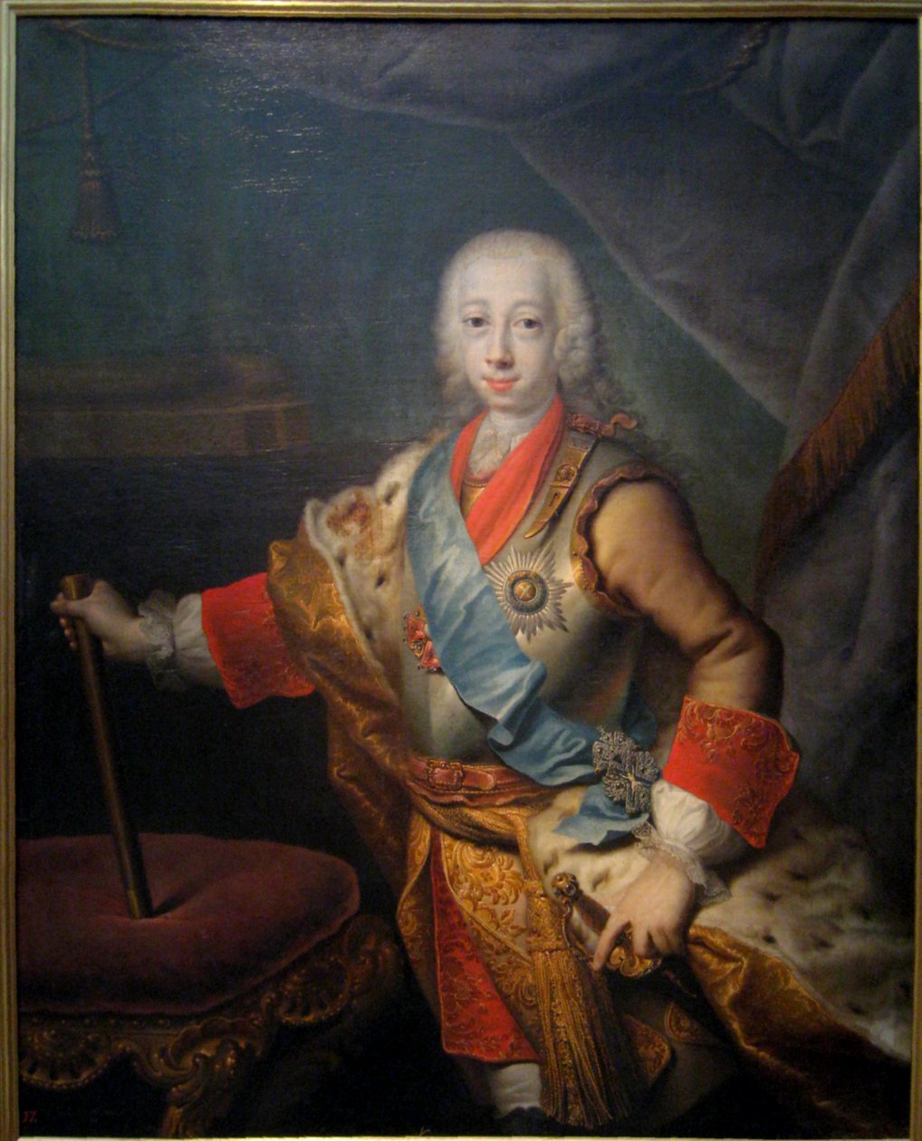 Portrait of Grand Duke Peter Fedorovich (Later Emperor Peter III)