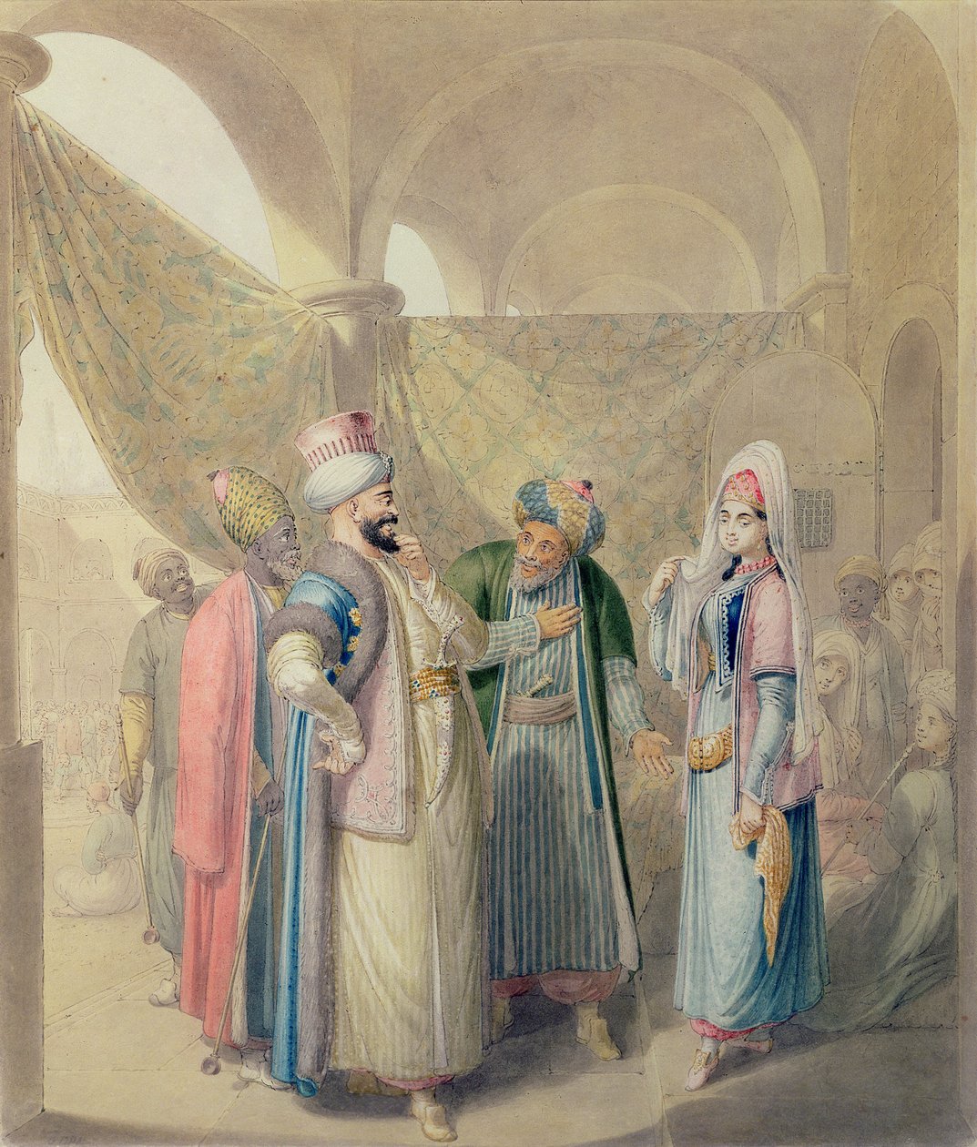 The Slave Market by Georg Emanuel Opitz: Fine art print