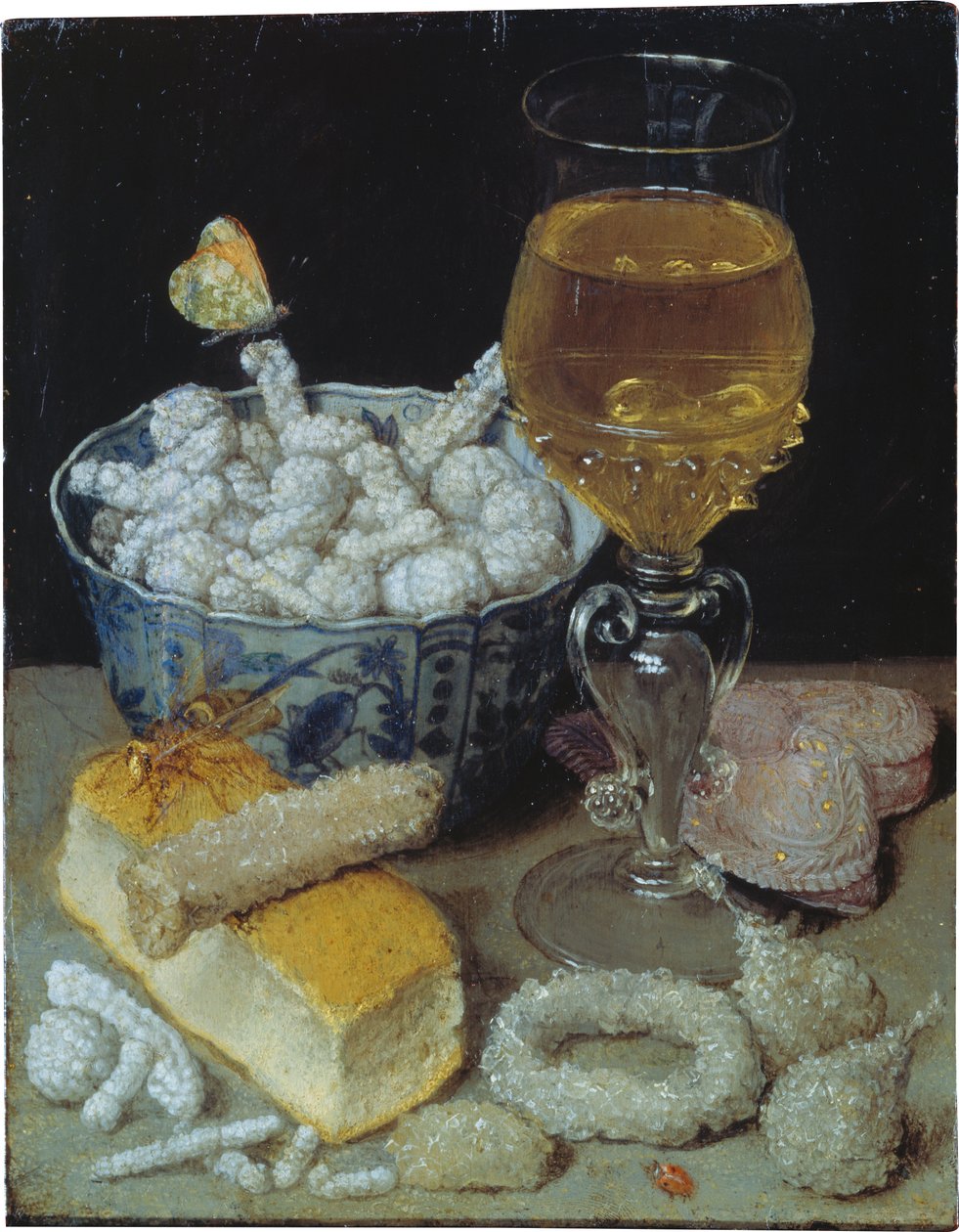 Still Life with Bread and Sweetmeats by Georg Flegel