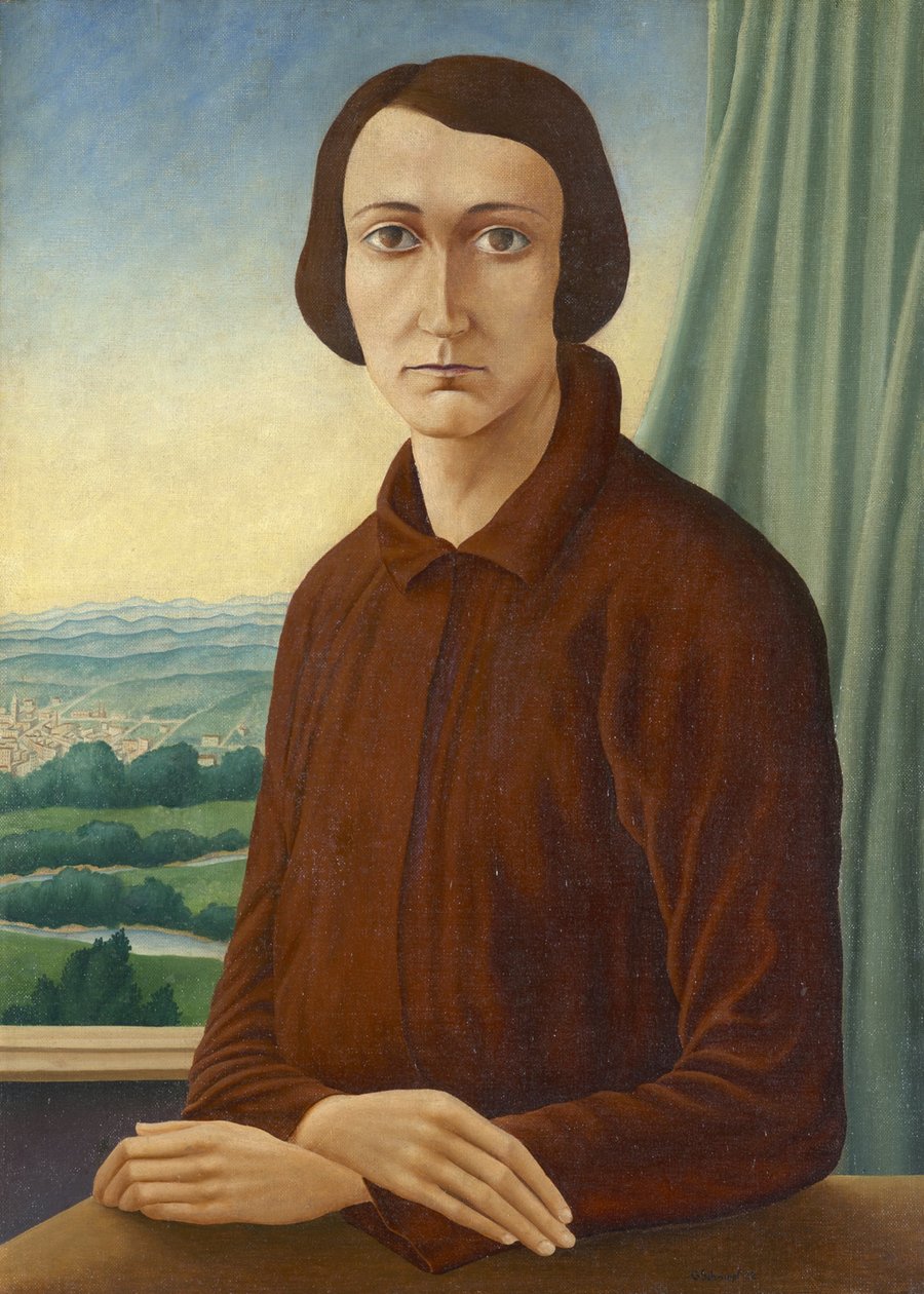 Hedwig Schrimpf, the Artist's Second Wife by Georg Schrimpf