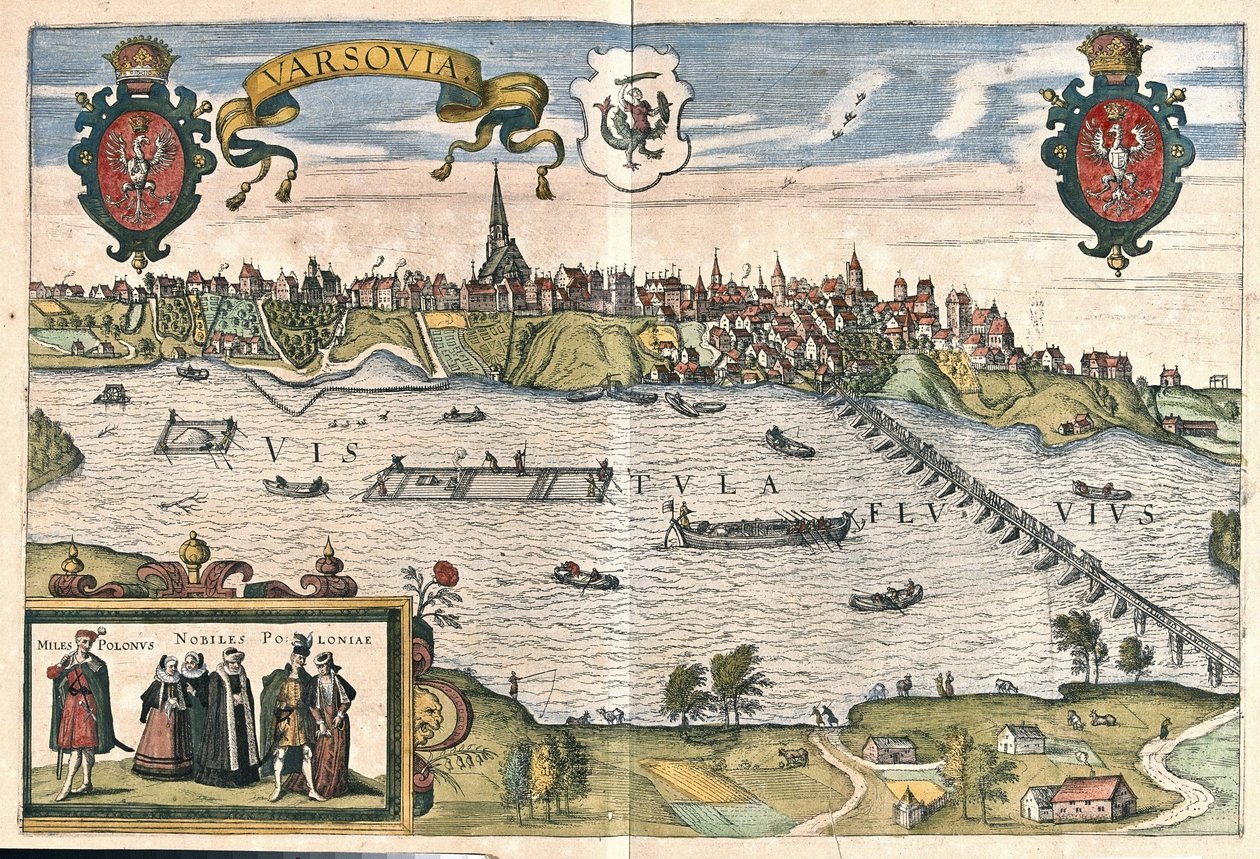 Warsaw, Poland (engraving)