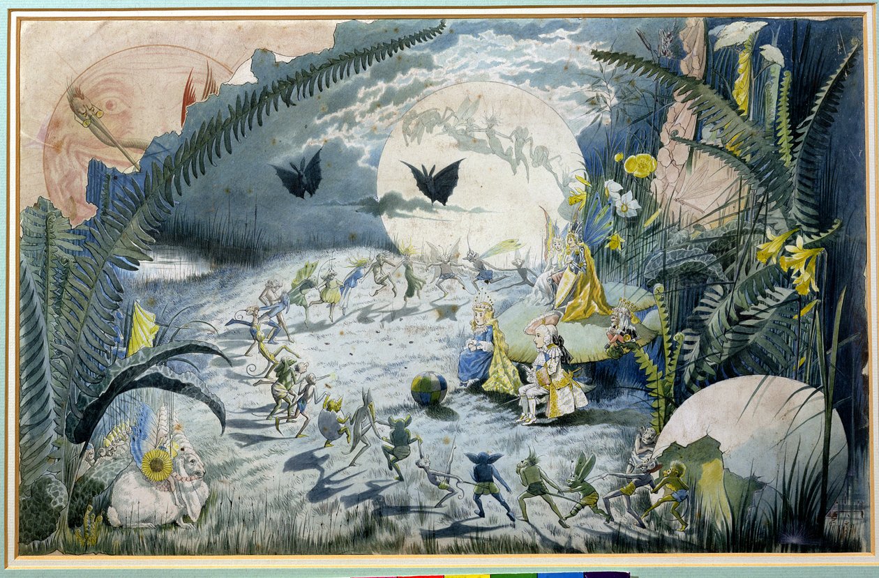 A Fairy Gathering by George Cruikshank: Buy fine art print
