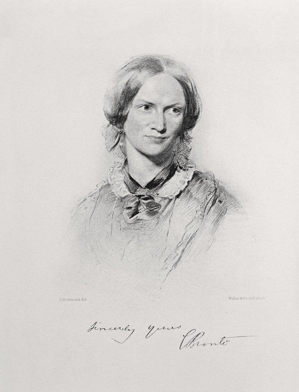 Portrait of Charlotte Bronte by George Richmond