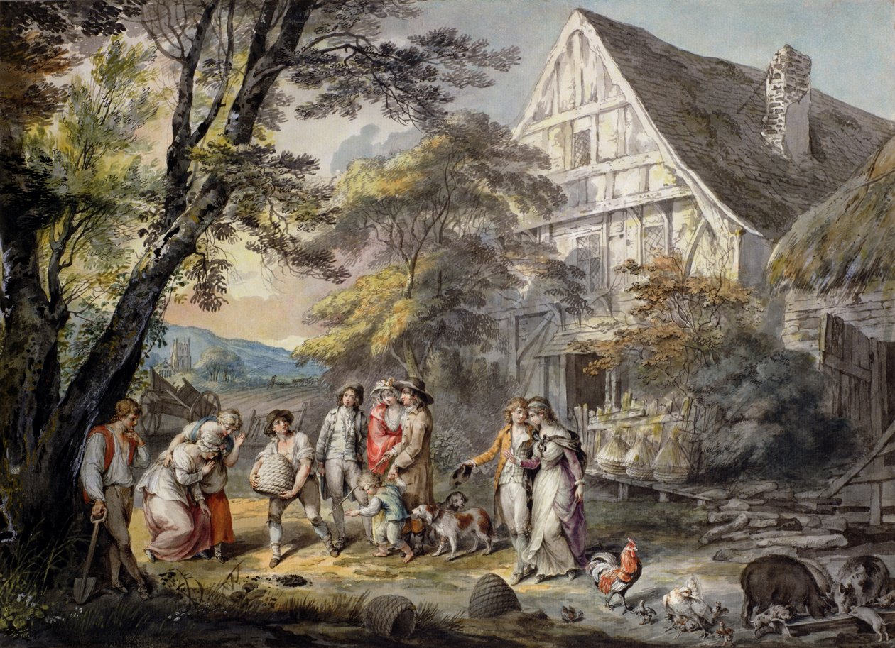 Autumn: Swarm of Bees, c.1780 by George Edward Robertson