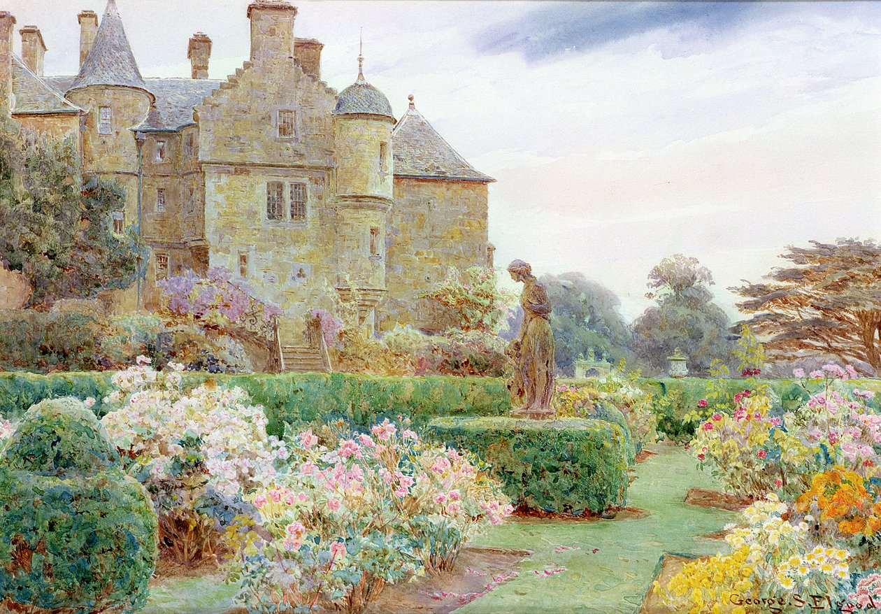 The Rose Garden, Balcaskie by George Samuel Elgood