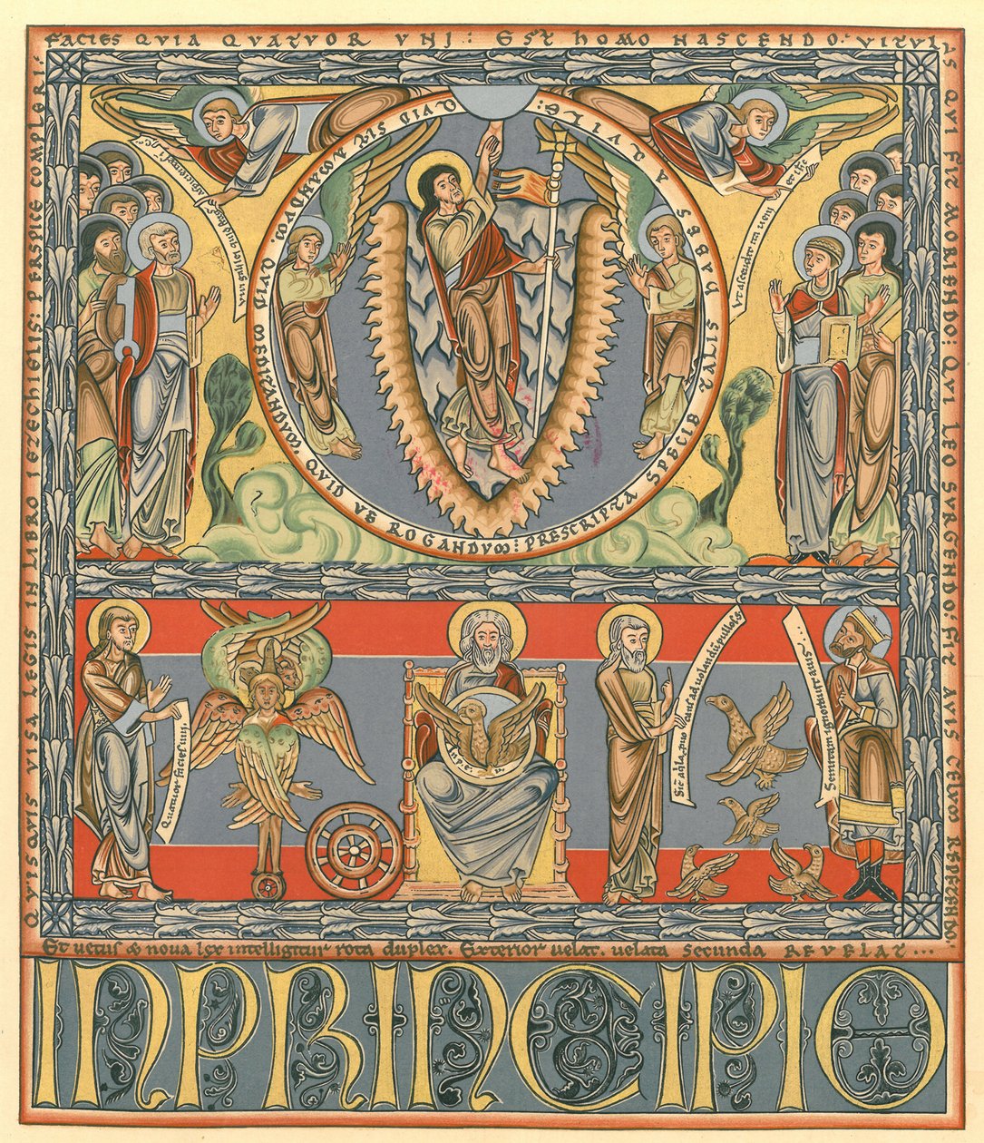 Plate from 'Illuminated Manuscripts in the British Museum: Miniatures ...