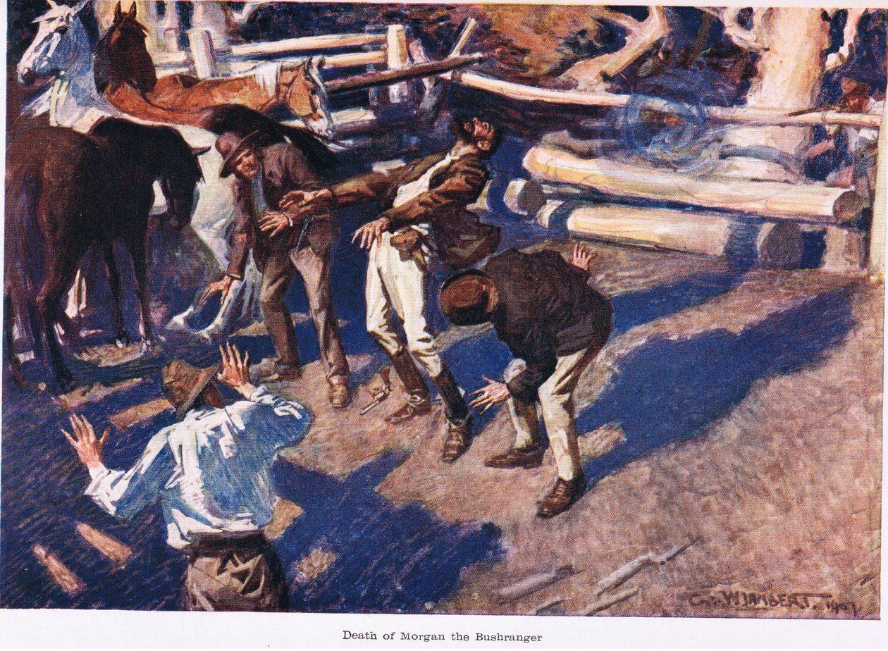Death of Morgan the Bush Ranger by George Washington Lambert