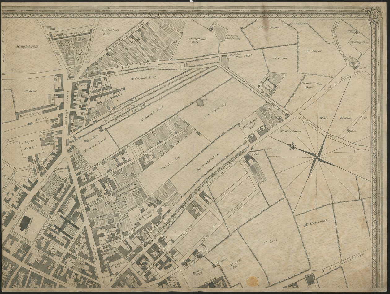 The New and Accurate Plan of the Town and Port of Leverpool, from a ...
