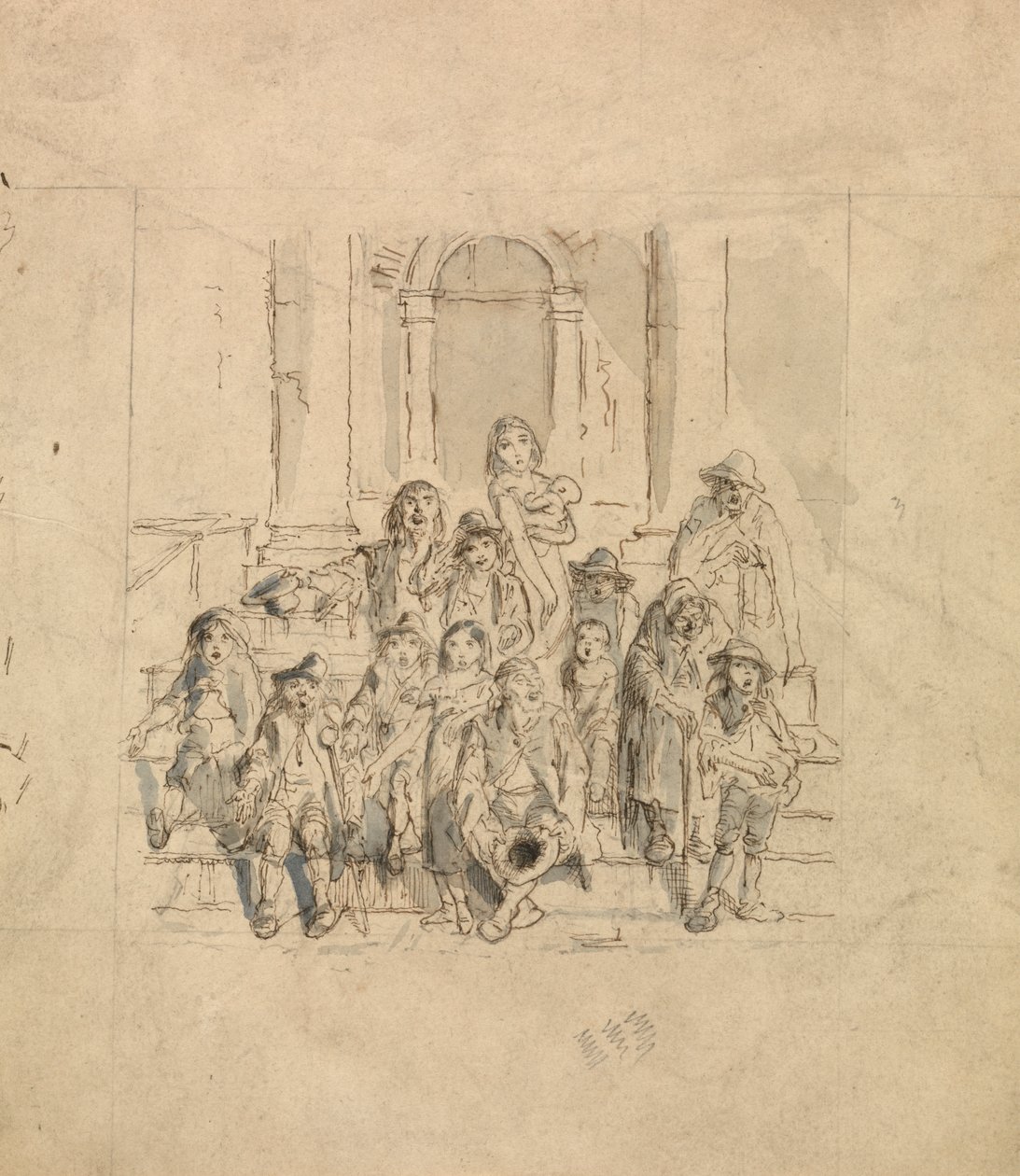 Beggars by George Augustus Sala: Buy fine art print