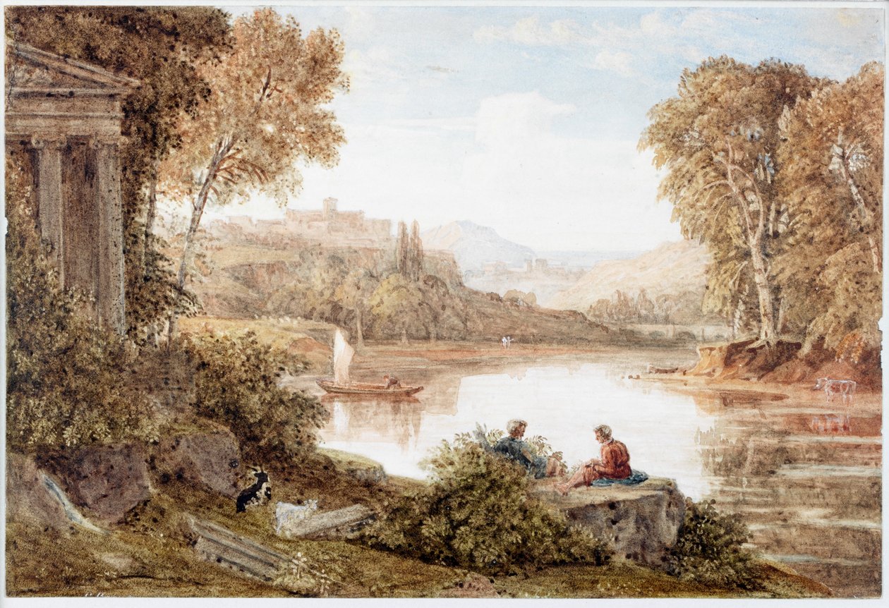 Classical Landscape by George Barret: Buy fine art prints