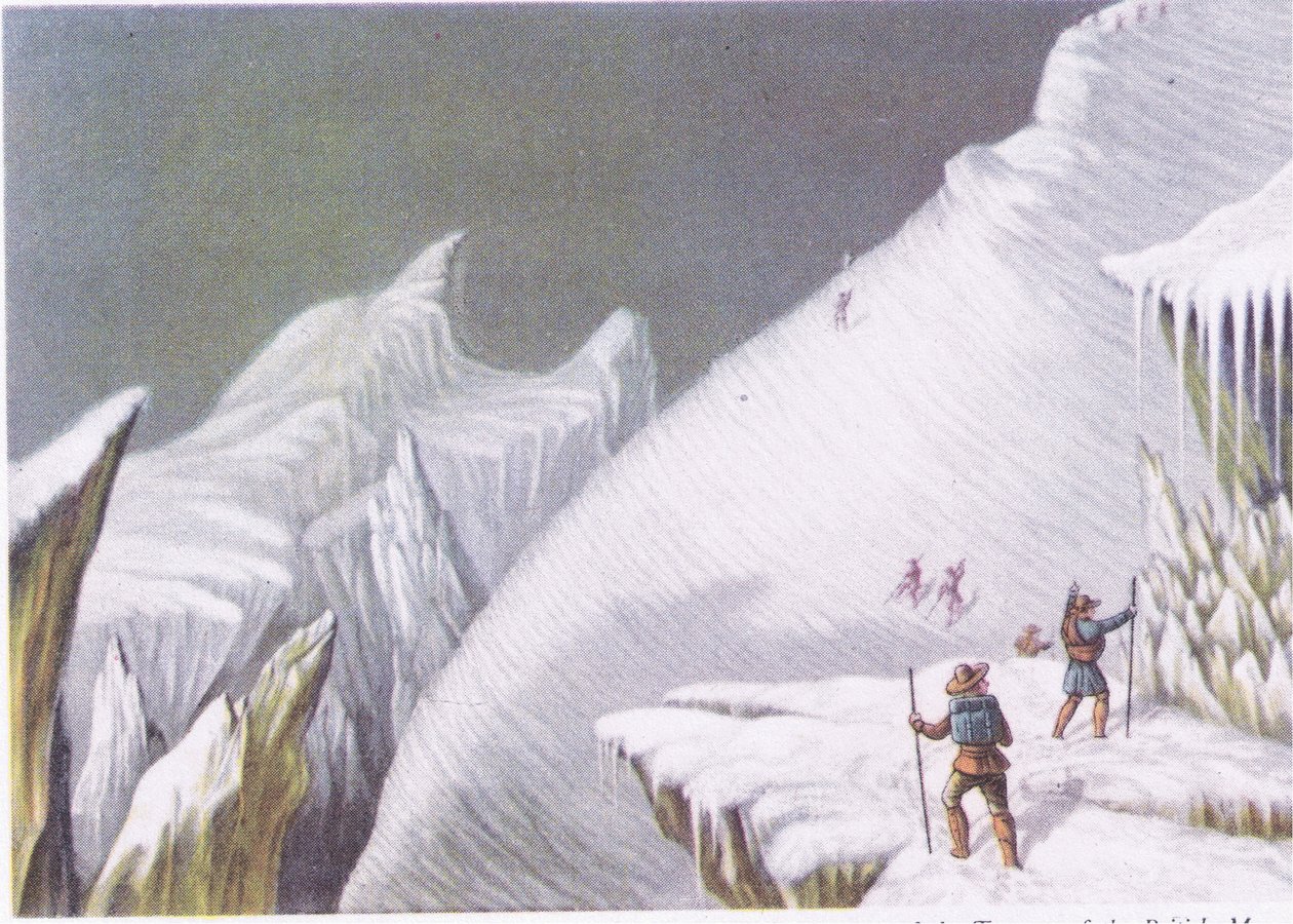 Stages in the ascent of Mont Blanc by George Baxter