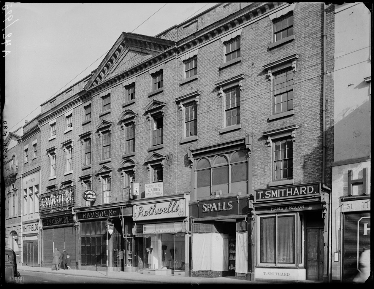 Devonshire House, 36 Corn Market, Derby, 1942