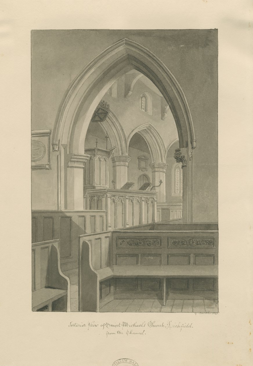 Inside Of A Church Drawing