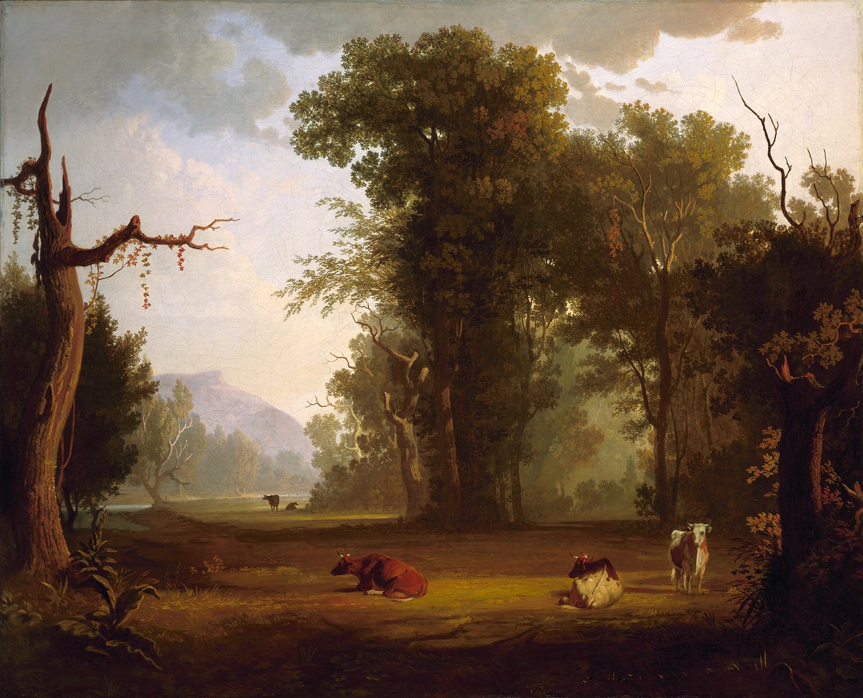 Landscape with Cattle by George Caleb Bingham