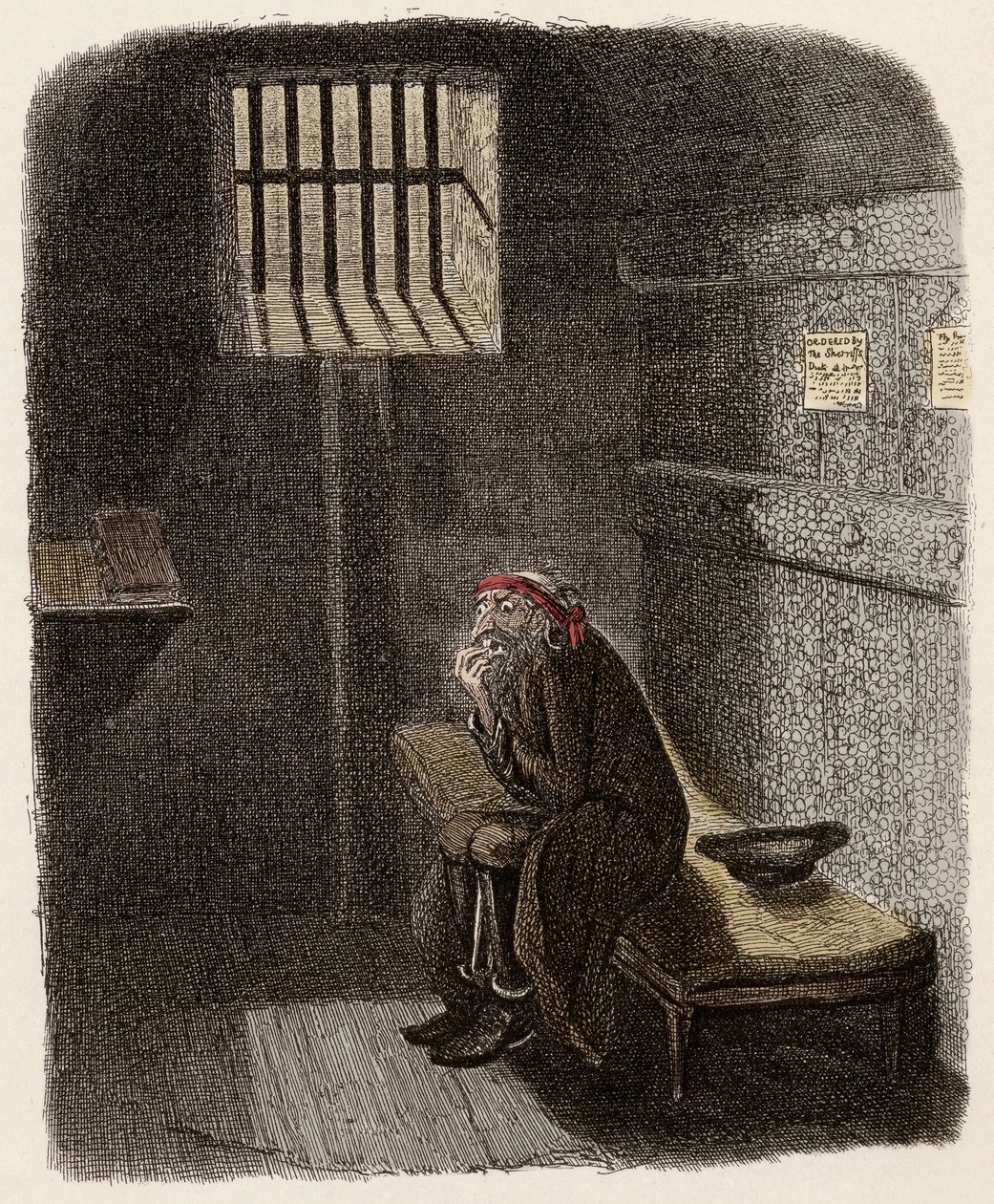 Fagin in the condemned cell - Illustration for 'Oliver Twist' by ...